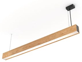 Závěsné dřevěné svítidlo woodLED Linx Délka: 1206 mm, Dřevodekor: Dub Světlý