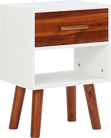 vidaXL Noční stolek masivní akáciové dřevo 40 x 30 x 57 cm [245739]