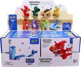 Kostky Dinosaurus 8 ks / Stavebnice / Plast / od 6 let