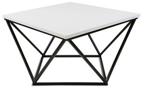 Konferenční stůl Curved 60 cm černo-bílý