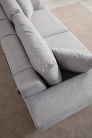 Hanah Home Třímístná pohovka ETI dub šedá 220 cm