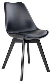 Černá Jídelní židle Viborg 55 × 48 × 87 cm HOUSE NORDIC