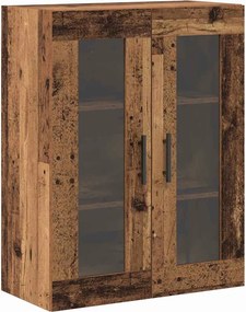 Nástěnné skříně 2 ks Staré dřevo 69,5 x 34 x 90 cm 3394566