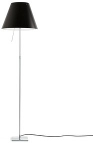 Luceplan Costanza stojací lampa D13ti hliník/černá