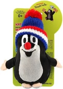 MORAVSKÁ ÚSTŘEDNA Plyšový krtek s kulichem / 15 cm / od 0 měsíců
