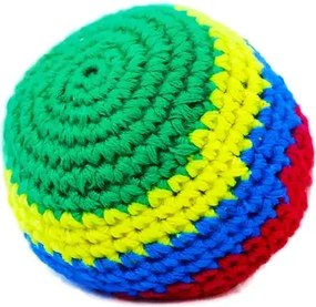 Hakysák míček footbag háčkovaný / Míček na hakysák / textilní / 6 cm /