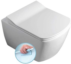 Sapho - WC závěsné Glanc, Rimless, bílá GC321