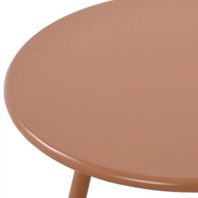 Konferenční stolek Minot - v45 x Ø60 cm - Terracotta