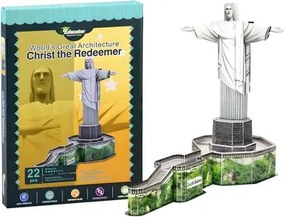 EDUCATOR 3D puzzle Socha Krista Spasitele / 22 dílků / 42 × 22,5 × 34