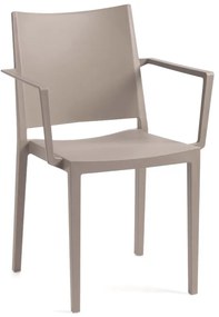 ROJAPLAST Zahradní židle - MOSK ARMCHAIR, plastová Barva: béžová