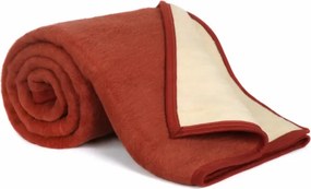 Bellatex Přikrývka KIRA PLUS jednolůžková 150x200 cm terra/světle béžová