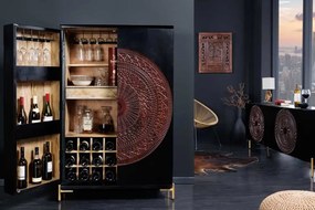 Luxusní barová skříňka z masivu Mandala Mango 95cm