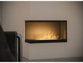 InFire - Rohový BIO krb 80x45 cm  3kW černá