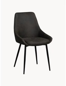 Čalouněné židle z imitace kůže Sierra, 2 ks