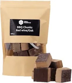 Grill Fanatics Red Wine/Dub dřevěné kousky BBQ 500g