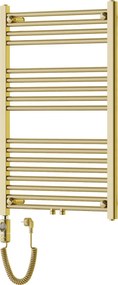 Mexen Mars, elektrické topné těleso 900 x 600 mm, 300 W, zlatá lesklá, W110-0900-600-2300-50