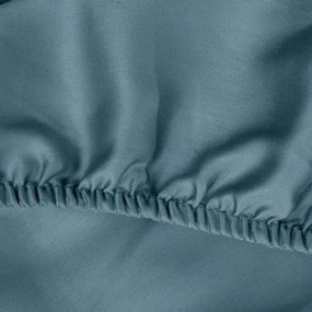 MAKOSATÉNOVÉ PROSTĚRADLO NOVA S GUMIČKOU 200X220 CM, VÝŠKA 30 CM TMAVĚTYRKYSOVÁ