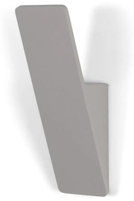 Světle šedý nástěnný ocelový háček Angle – Spinder Design