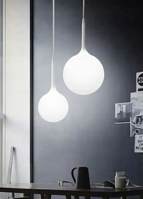 Toolight - Stropní lampa Cary 20cm 1xE27, bílá, OSW-00034