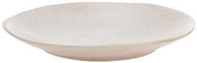Béžovo-růžový rustikální jídelní talíř Valence Dusty Rose - Ø 27*3 cm