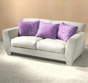 Dadka Povlečení krep Mandevila fialová  220x200, 2x70x90 cm