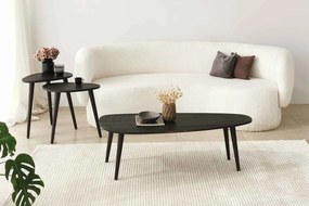 Designový konferenční stolek Garnet 115 cm antracitový
