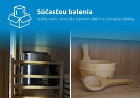 Marimex | Kombinovaná sauna Marimex UNITE XL s Wi-Fi (FSC) + saunová kamna | 11100116