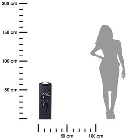 Kovový stojan na deštníky INDUSTRIAL 60x21 cm černá