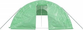 Skleník s ocelovým rámem zelený 120 m² 24 x 5 x 2,3 m 3188093