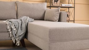 Atelier del Sofa Rohová sedací souprava Bella Corner Sofa Right 1 - Cream, Krémová