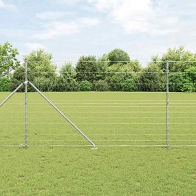 Svařované drátěné ploty s hroty 25 x 1,5 m Pozinkovaná ocel 3351436