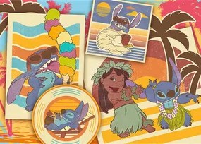 Trefl - Puzzle - LiloStitch: Hudebni svět / 200 dílků / 48 x 34 cm / v