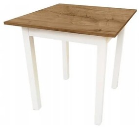 Dede Kuchyňský stůl MINI 90 x 60 cm - dub přírodní / bílá
