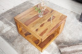 Bighome - Konferenční stolek MAKASSAR 60 cm – medová