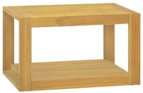 Nástěnná koupelnová skříňka 60 x 45 x 35 cm masivní teak