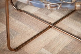 Designový konferenční stolek Tristen 62 cm achát modrý