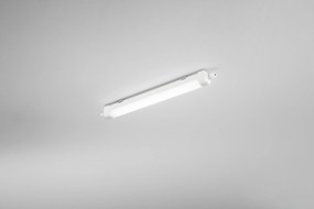 FAN LED-RUBIS-60 Vlhkotěsná stropní LED svítidlo Rubis (bílé, PC) 18 W, 2400 lm, CCT 3000 / 4000 / 6500 K, IP65, 600 x 58 x 62 mm - FANEUROPE