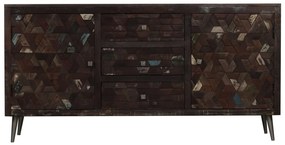 Příborník masivní recyklované dřevo 160 x 40 x 80 cm - Default Title