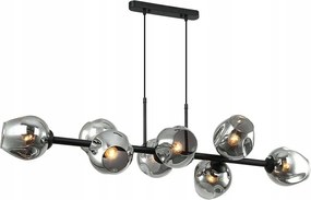 Závěsná lampa Borgo PND-30843-8 Bk+sg Italux Moderní stropní svítidlo