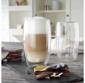 Sorrento dvoustěnná sklenice na latte-macchiato, 350 ml, 2 ks Zwilling