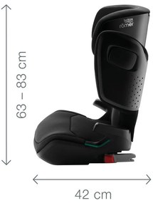 BRITAX Autosedačka Kidfix M i-Size, Midnight Grey