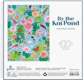 Galison Puzzle Rybníček s Koi kapry / 1000 dílků / od 8 let