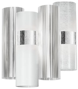 Slamp La-Lollo white applique, designové nástěnné svítidlo, 2x5W LED E14, výška 30cm