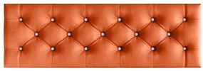 Lavice CHESTERFIELD 120x40 cm Oranžová
