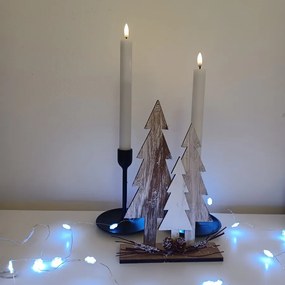 Dřevěná dekorace na stůl stromečky 16 × 4,5 × 24,7 cm, stojící