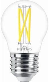 LED žárovka E27 Philips P45 CL 2,5W (25W) teplá bílá (2200-2700K) stmívatelná DimTone