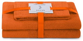 Sada 3 ks ručníků FLOSS klasický styl oranžová