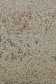 Kulatý květináč RAFIOT, vláknocement, 40x34 cm, šedý