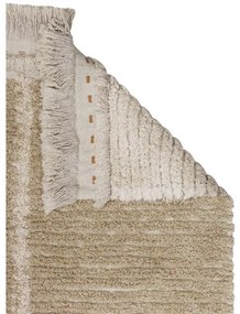 Béžový bavlněný běhoun 80x230 cm Duetto Sage – Lorena Canals