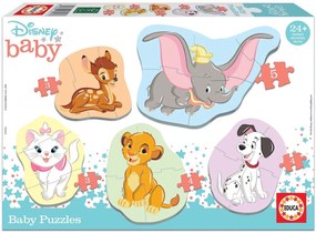 Puzzle educa baby puzzle disney zvířata 2, 5v1 (3-5 dílků)